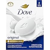 Amazon.com : Dove Soap, Original Beauty Bar Pack (4 Soap Bars) – 3-in-1 Moisturizing Face, Body ...