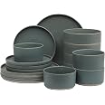 Amazon.com | Gibson Elite Tatum Premium Porcelain Matte Reactive Glaze ...