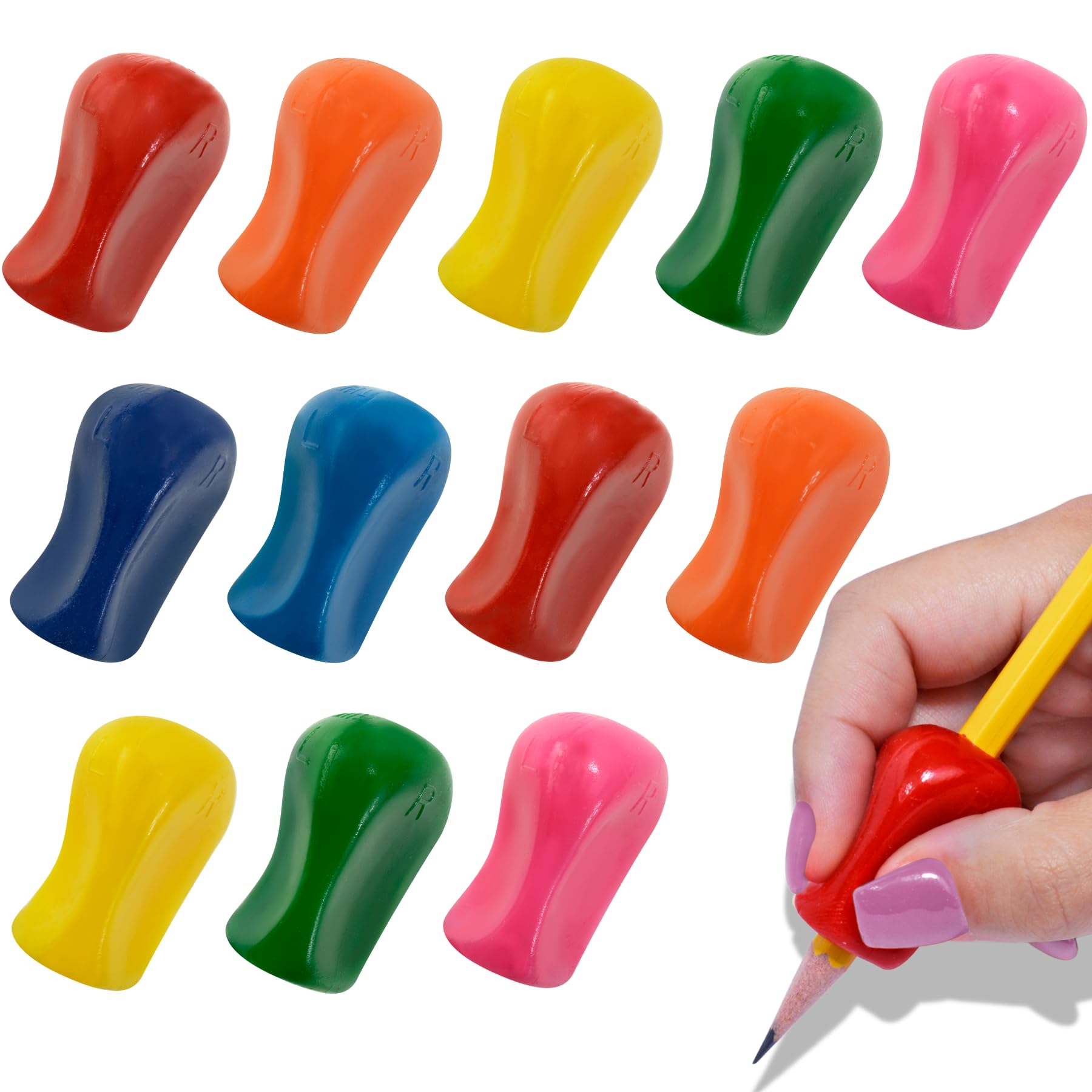 The Pencil Grip Original Pencil Gripper, Universal Ergonomic Writing ...