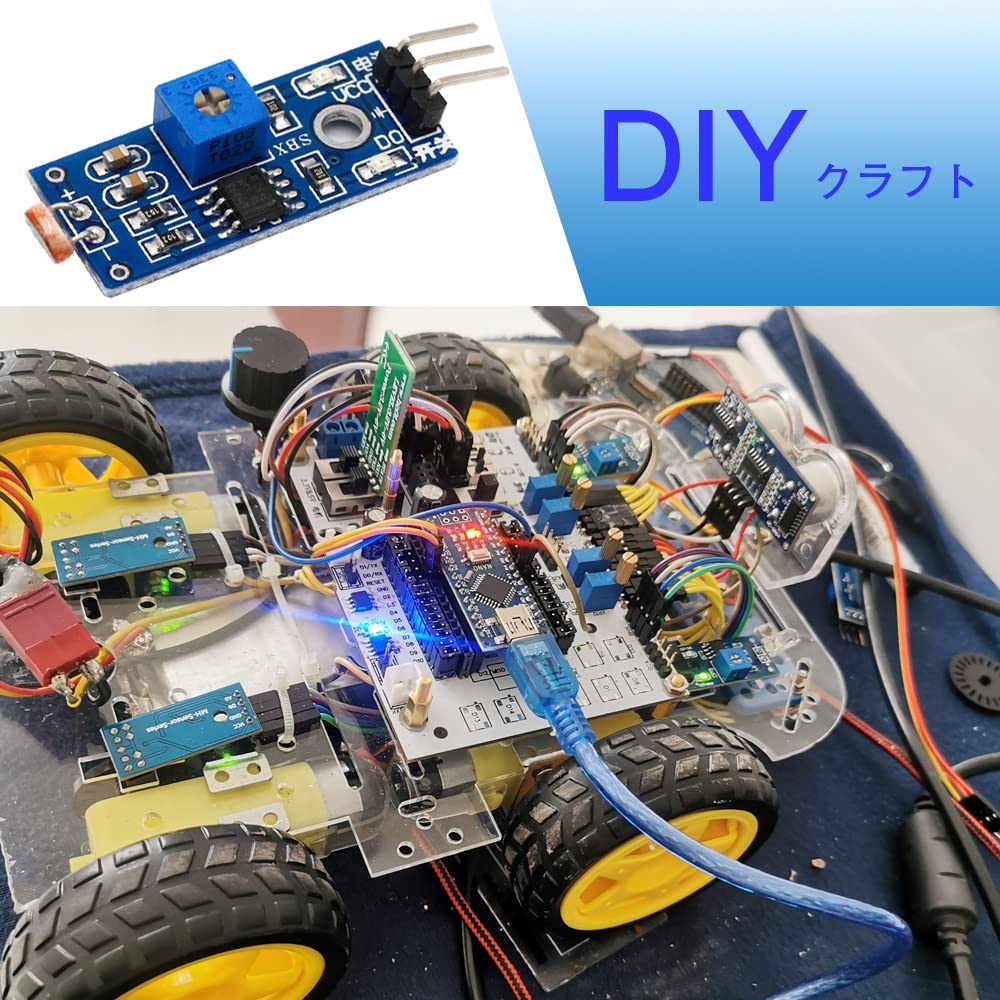Mua Photosensitive Sensor Module, Photoresistor Module, 3-Wire ...