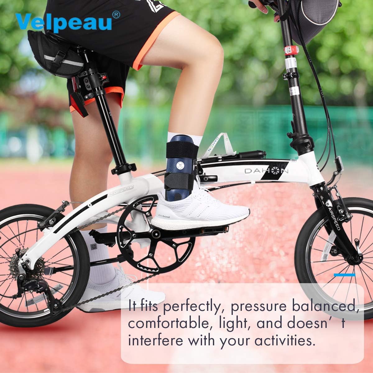 VELPEAU Ankle Brace – Stirrup Ankle Splint – Adjustable Rigid ...