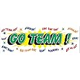 Amazon.com: Go Team Sign Banner Party Accessory (1 count) (1/Pkg ...
