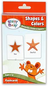 Amazon.com: Brainy Baby Shapes and Colors Flashcards: Toys & Games