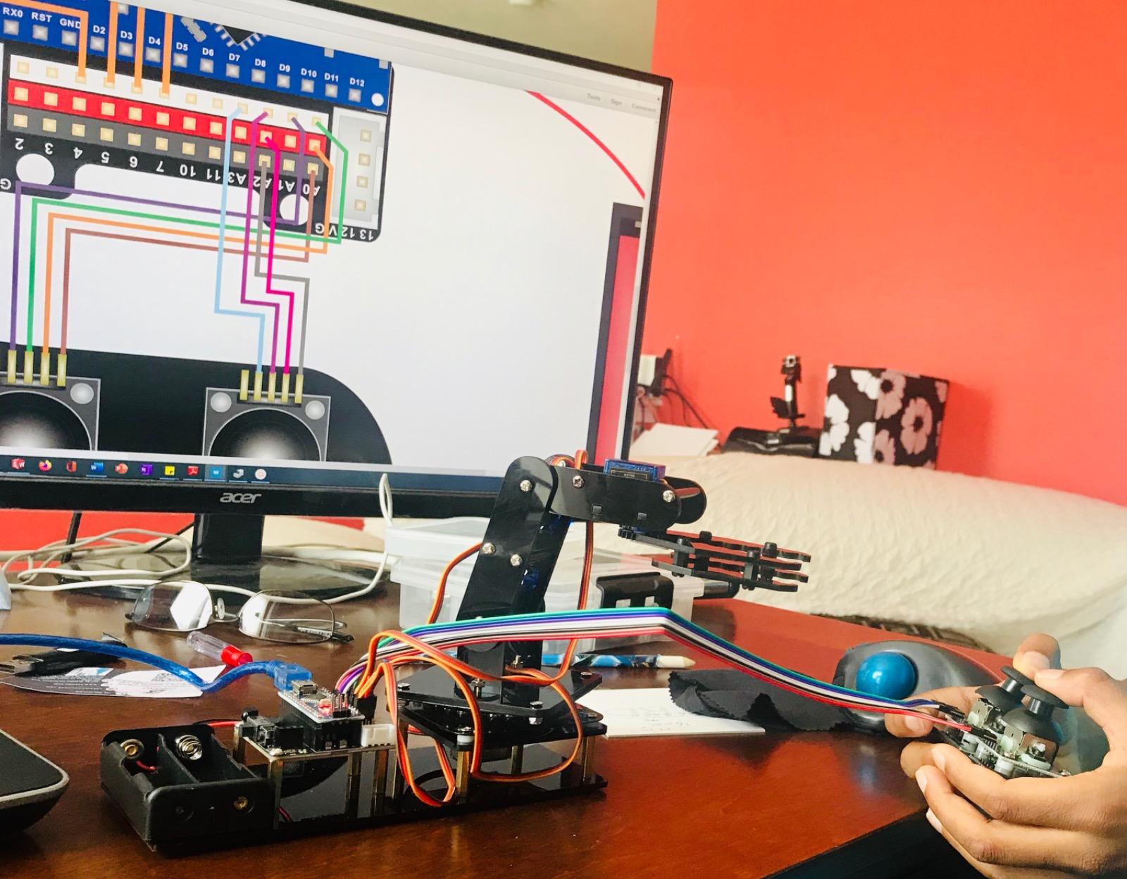 $8/mo - Finance LK COKOINO Robot Arm for Arduino, Smart Robot Building ...