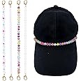 Amazon.com: 4 Pcs Trucker Hat Chains Bill Decoration Hat Charms for ...