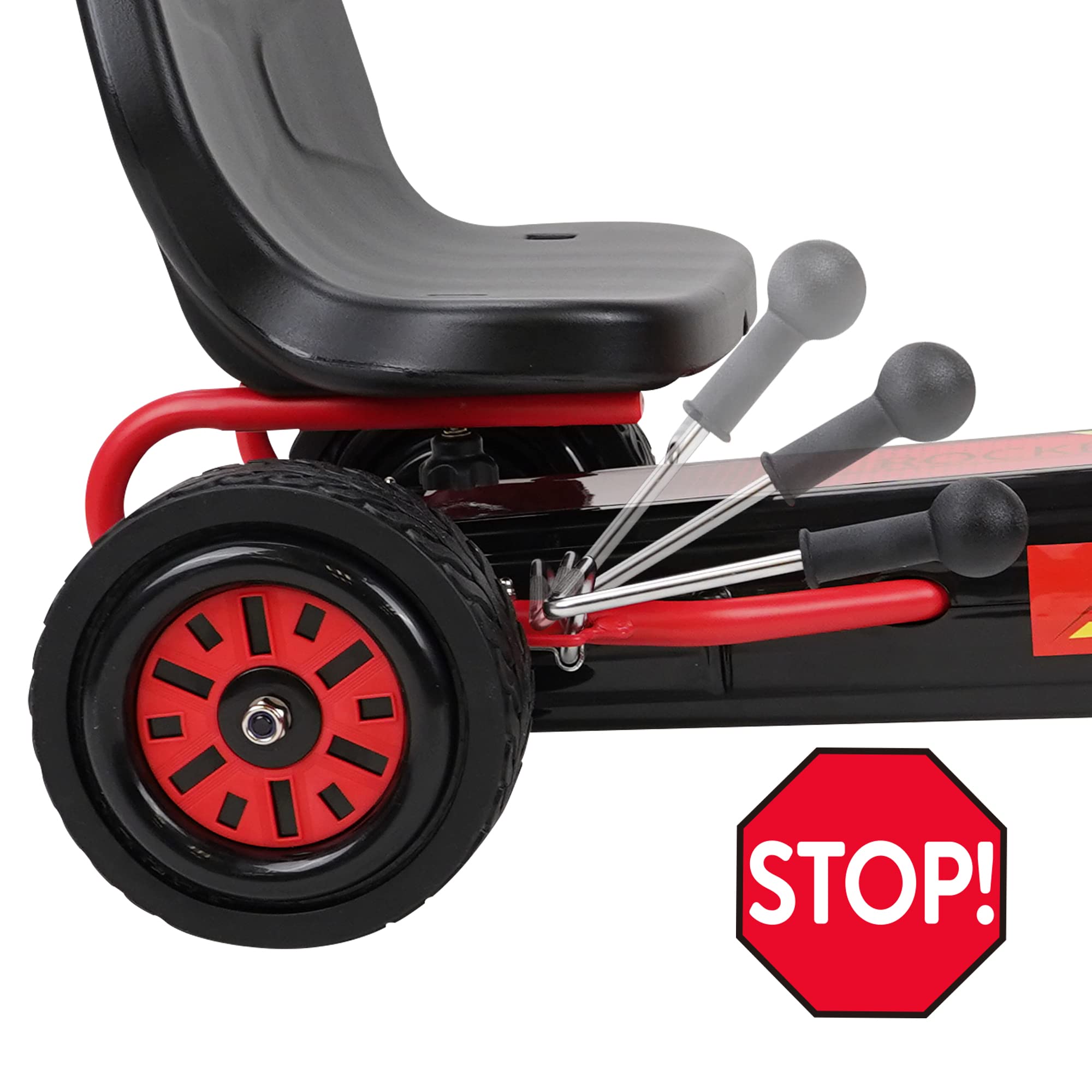 Mua Crew Rocket Pedal Go Kart - Red | Pedal Car | Ride On Toys for Boys ...