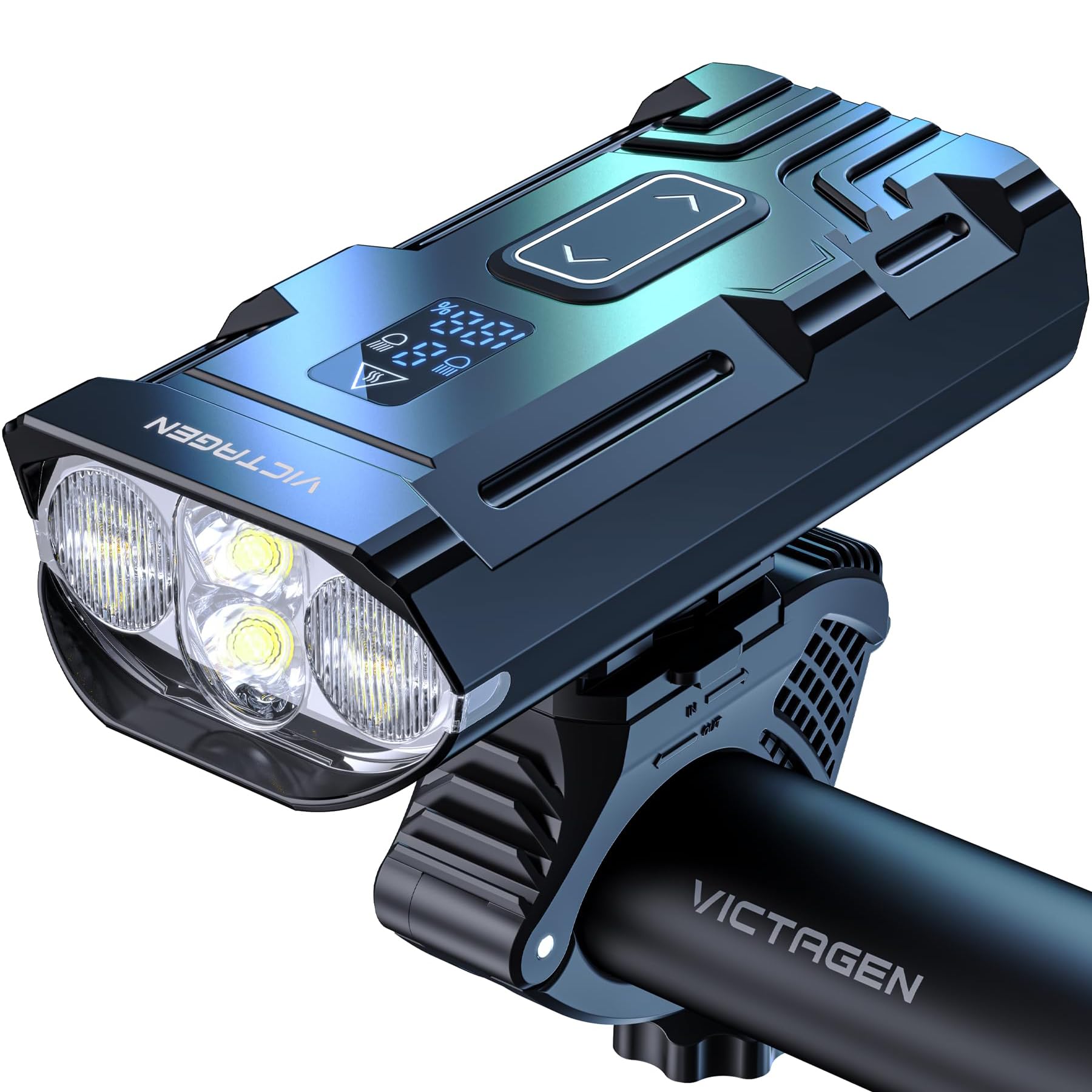Victagen Super Bright Bike Lights 9000 Lumen for Night Riding, Super ...