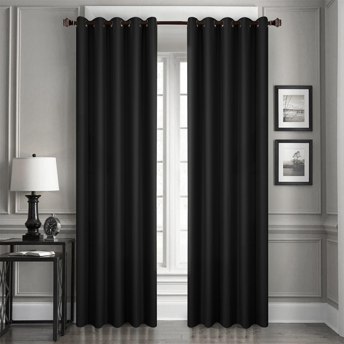 Dreaming Casa Blackout Curtain Thermal Insulated Bedroom Curtains Ring