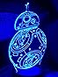 Amazon.com: 3D Lamp Fuwa Force Awaken Bb-8 Night Light 7 Color Change ...