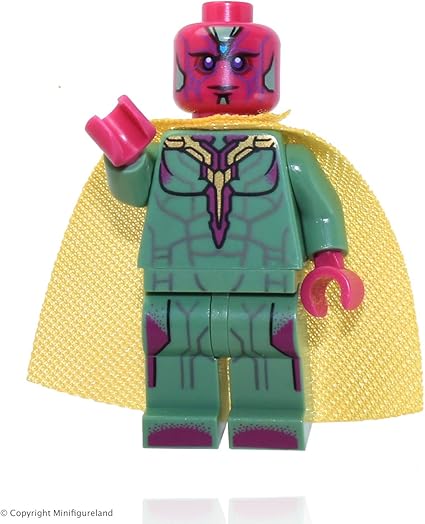 LEGO Marvel Super Heroes Minifigure - Vision by LEGO, Figures - Amazon ...