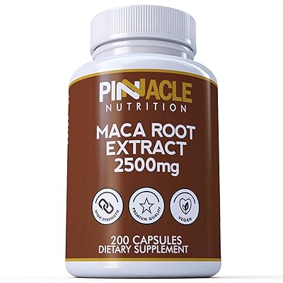 Buy Maca Root 2500mg | 200 Capsules | Lepidium Meyenii Maca Root ...
