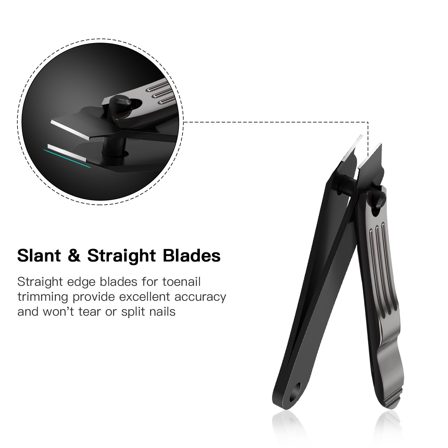 BESTOPE Nail Clippers, professional Stainless Steel Fingernail ...