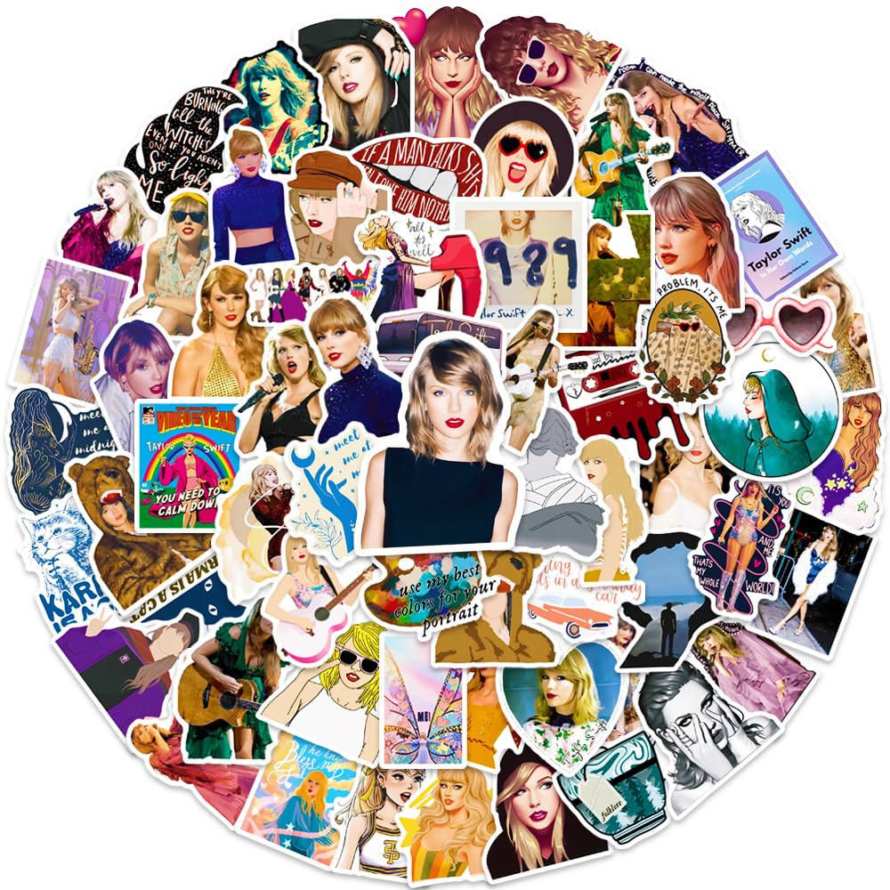 JCQAYB 100pcs Singer Taylor Sticker For Women,Popular Singer Taylor ...