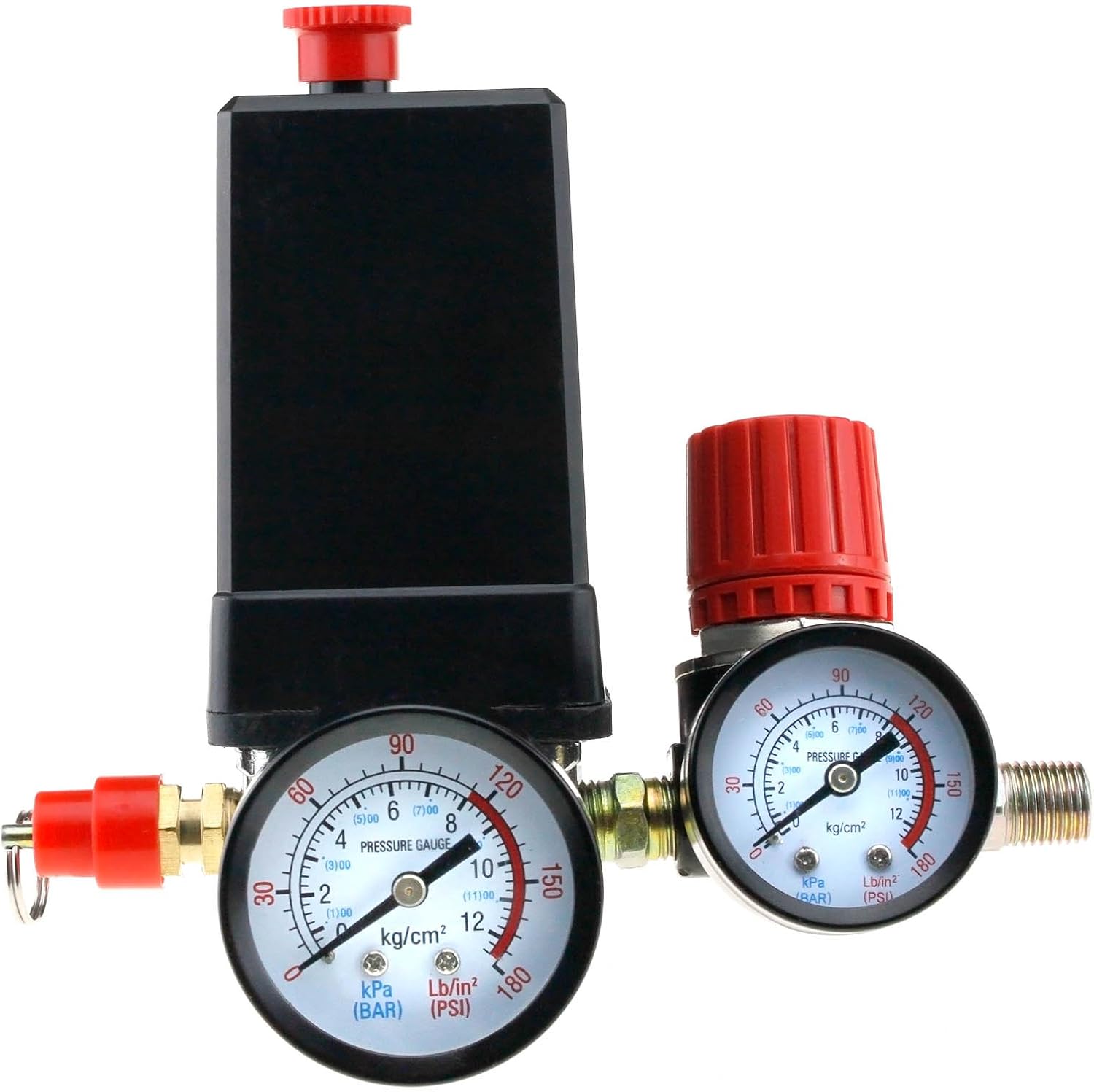 D2D 3 Phase Air Compressor Pressure Switch With Air Regulator & Valve ...