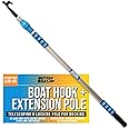 Telescoping Boat Hook Pole, Push Pole with 3/4" Thread Screw End ...