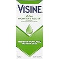 Amazon.com: Visine A.C. Itchy Eye Relief Eye Drops with Zinc Sulfate ...