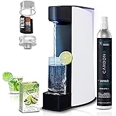 Amazon.com: Carbon8 Sparkling Water Maker Machine, Home Soda Stream Machine, Screw-In CO2 ...