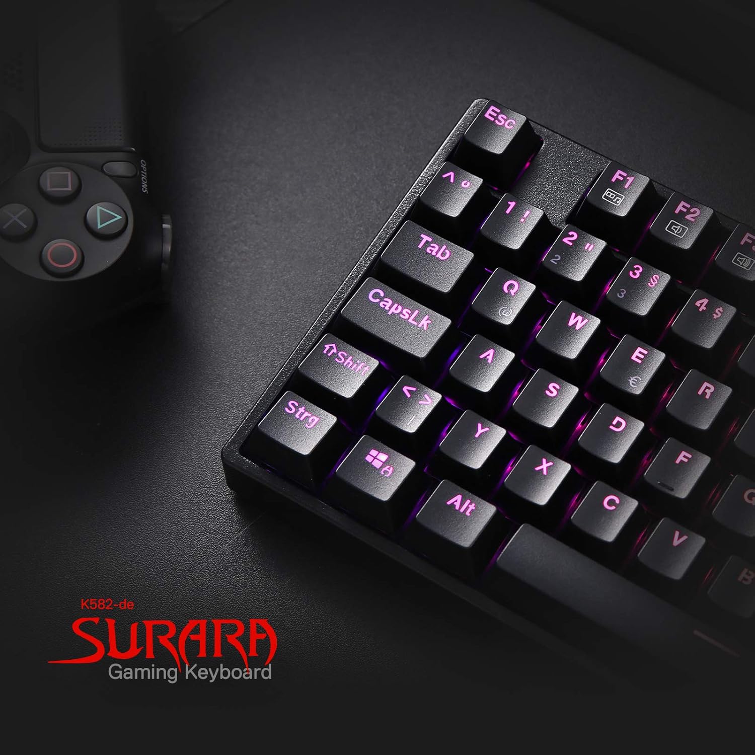Redragon K582-DE Surara Mechanical Gaming Keyboard, 105 Keyboards ...