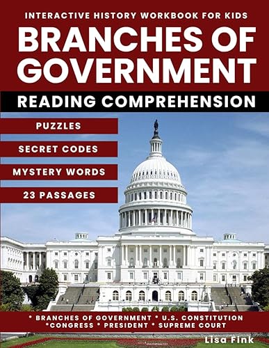Branches of Government Interactive History Workbook for Kids: Puzzles ...