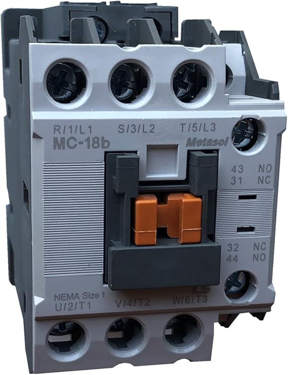 LS Industrial MC-18B-AC24 18 AMP 3 Pole Electrical Contactor with a 24 ...