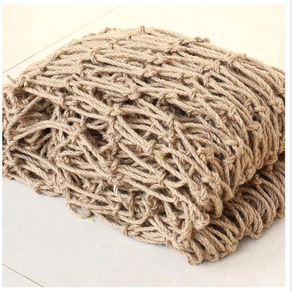 Ceiling Hemp Rope Netting Natural Jute Stair Railing Net Goods Net ...