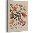 Amazon.com: HIWX Happy Fall Wall Decor, Fall Decor, Autumn Fall Leaves ...