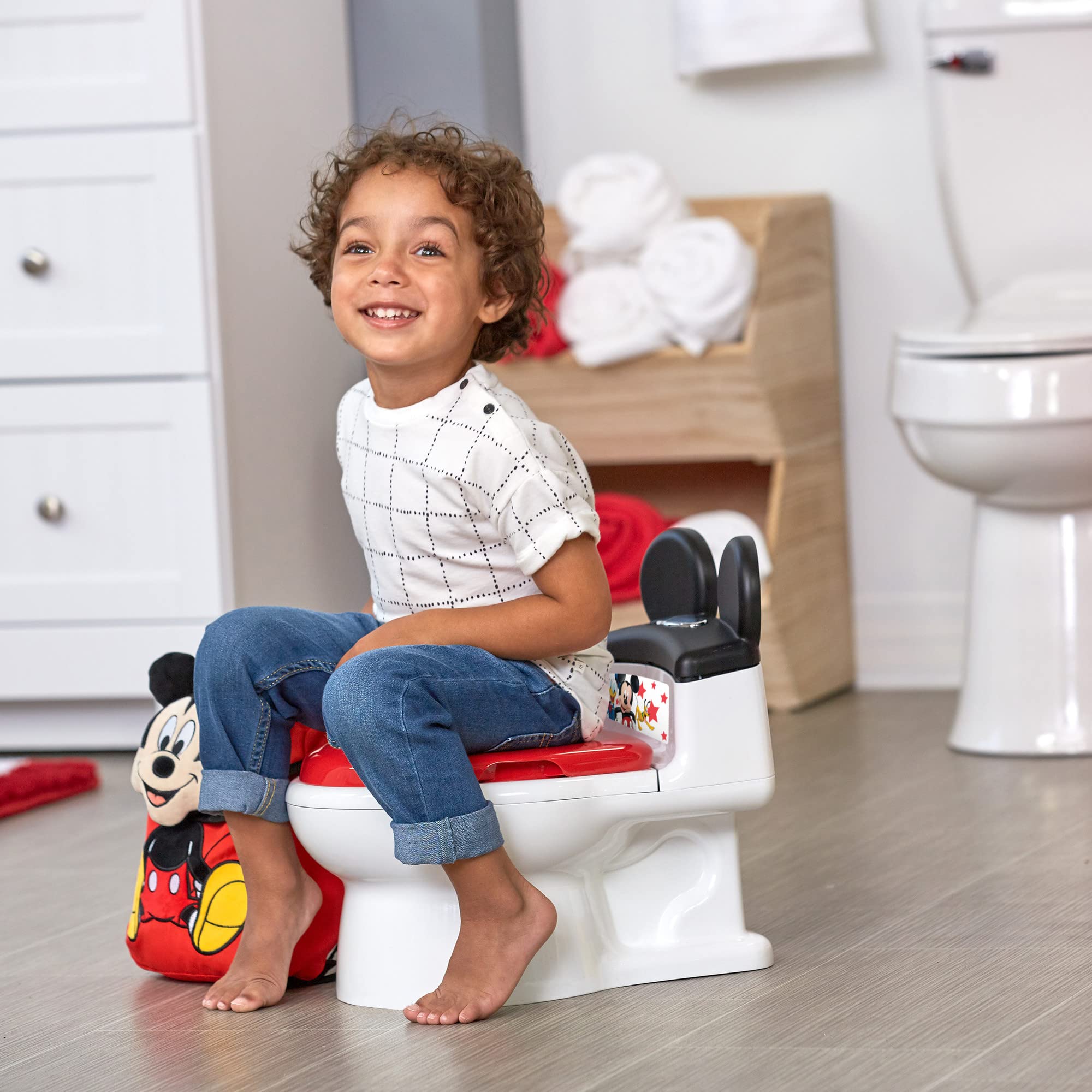 Mua The First Years Disney Mickey Mouse Potty Training Toilet Seat ...