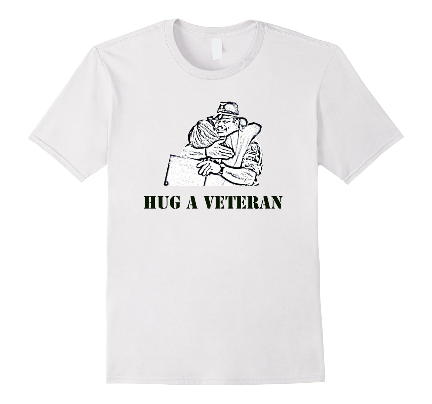Hug A Veteran T-Shirt-RT – Rateeshirt