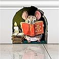 Amazon.com: Mouse Reading Book Wall Sticker Decal – Kids Room ...