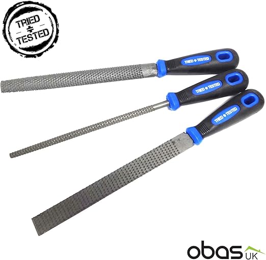 Tried + Tested 3 Piece Wood Rasp Set Carpenter File Wood Working ...