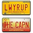 Amazon.com: Breaking Bad | LWYRUP + The CAPN | Metal Stamped License ...