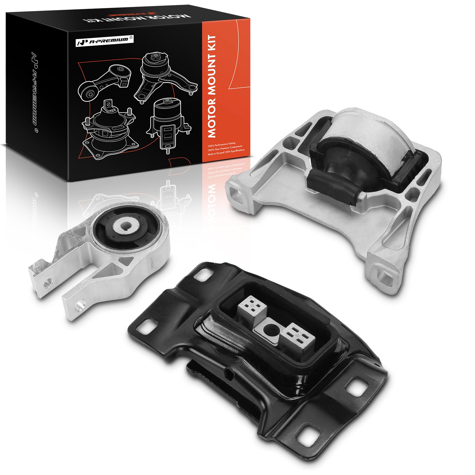 A-Premium 3PCS Engine Motor Mount and Transmission Mount Kit Compatible ...