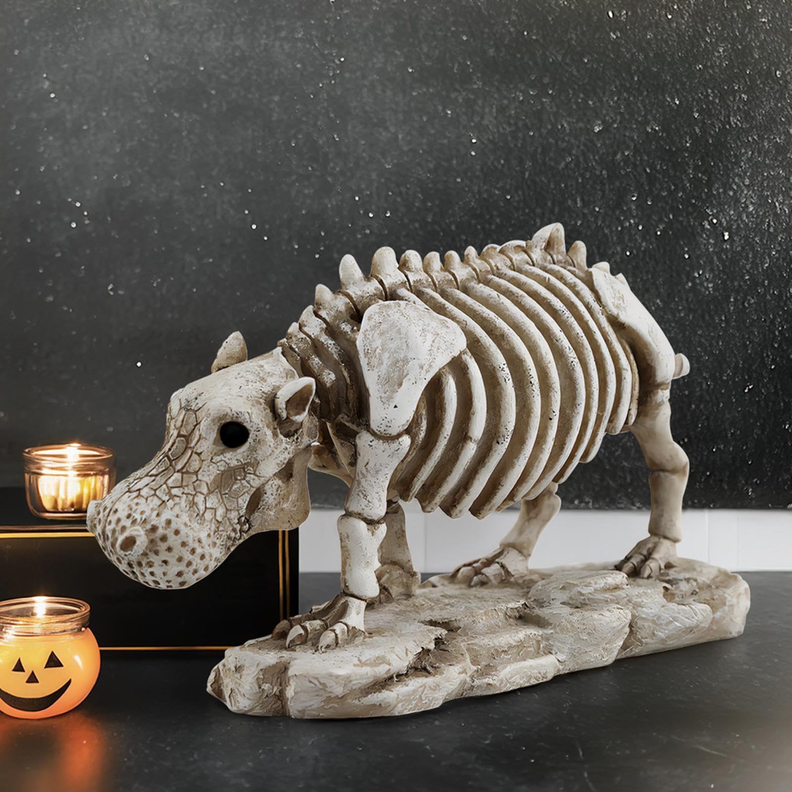 Mua Hippo Skeleton Decors, Spooky Animal Skeletons, Halloween Bone ...