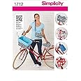 Amazon.com: Simplicity 1712 Bicycle Bags and Seat Cover Sewing Pattern ...