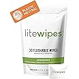 Amazon.com: Litewipes Individual Flushable Wipes for Adults, Unscented ...