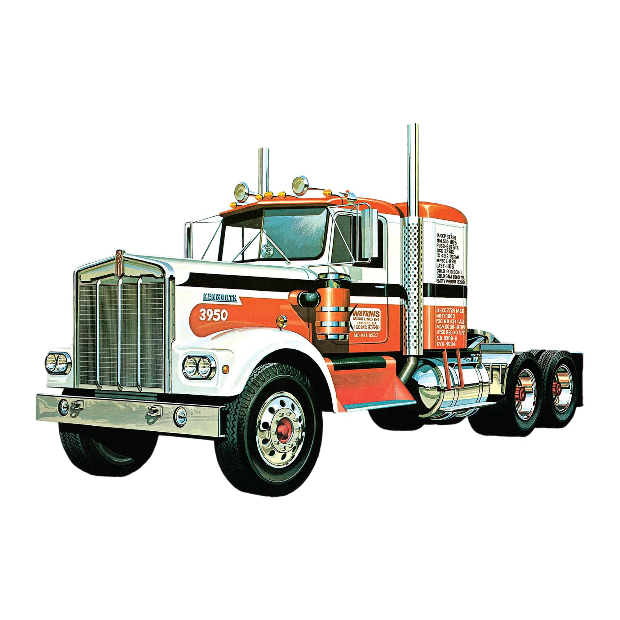 Mua AMT Kenworth W925 Conventional 1:25 Scale Model Kit trên Amazon Mỹ ...