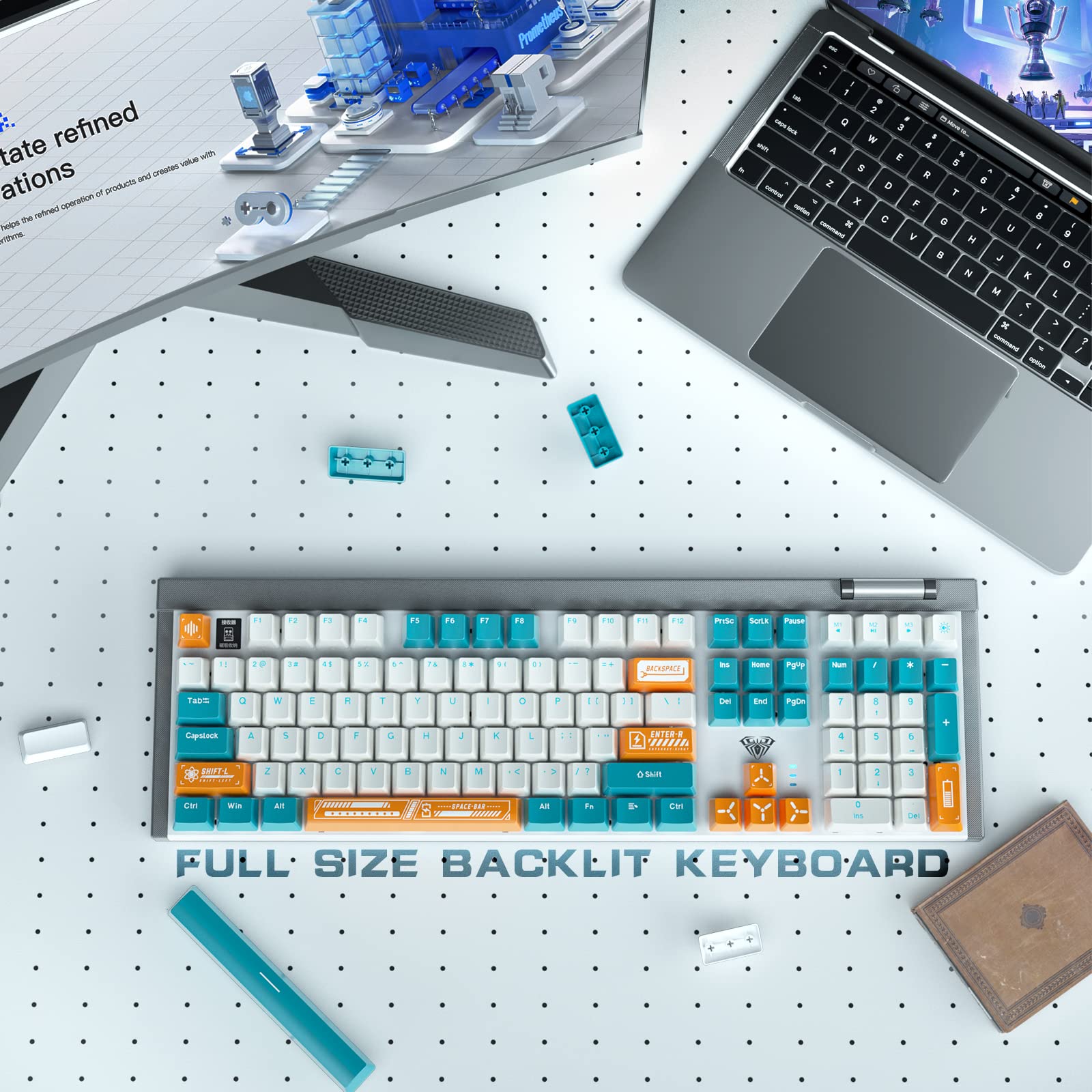 Mua AULA F3050 Wireless Mechanical Keyboard, Custom Hotswap, Ergonomic ...