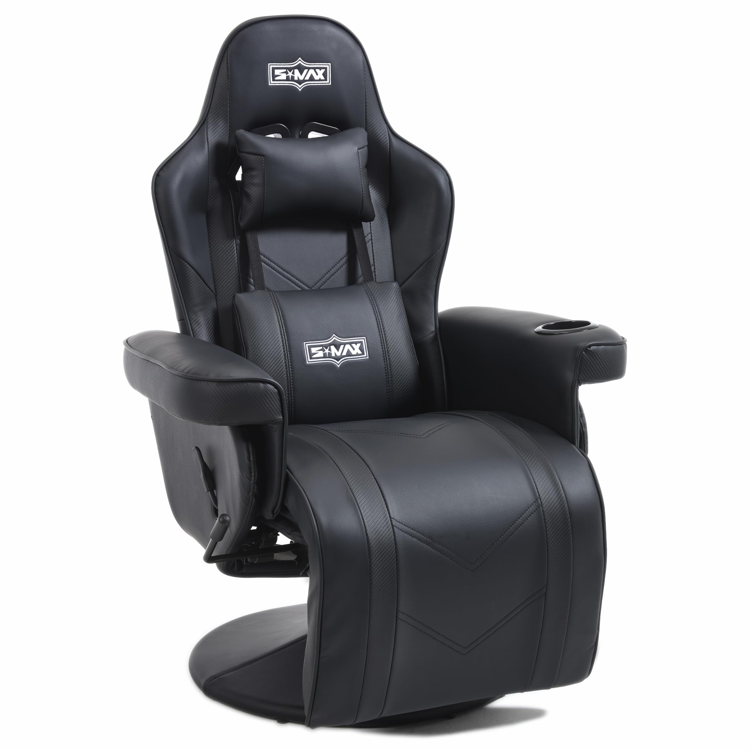 S*MAX Gaming Recliner Chair for Adults Height Adjustable Higher Back ...