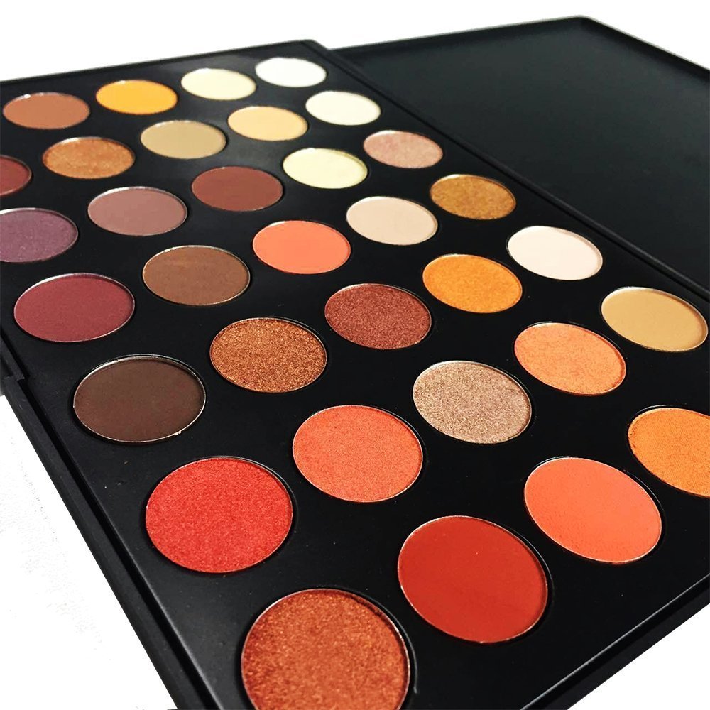 Top 35 Brown Color Waterproof Eyeshadow Makeup Palette Set Professional ...