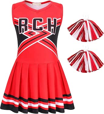 Amazon.com: HenzWorld Zombies Addison Cheerleader Costume for Girls ...