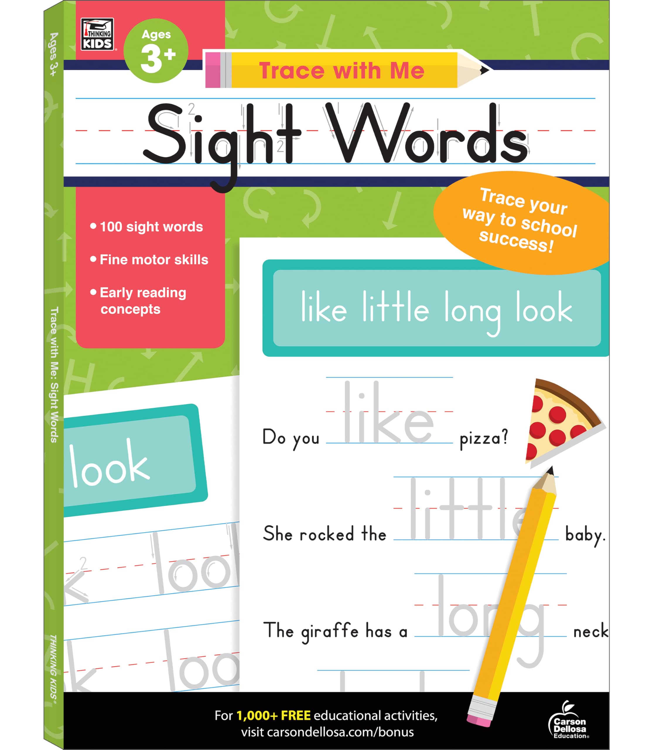 Mua Carson Dellosa Trace With Me: Sight Words Handwriting Workbook for ...