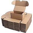 Amazon.com: PHAREGE 4.6x2.2x2.2 inch Shipping Boxes Bulk 50 Pack Brown ...