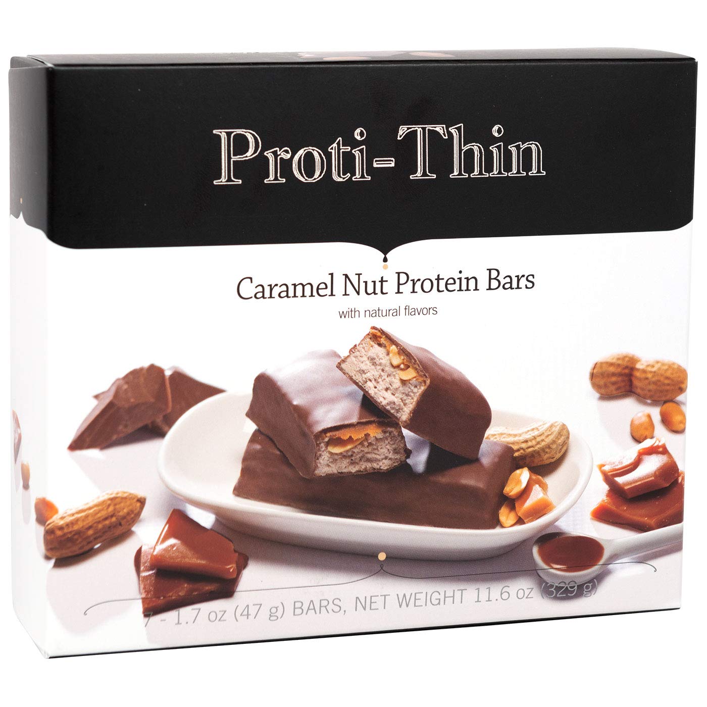 Amazon.com : Proti-Thin - Caramel Nut - Protein Bar - Ideal Protein ...