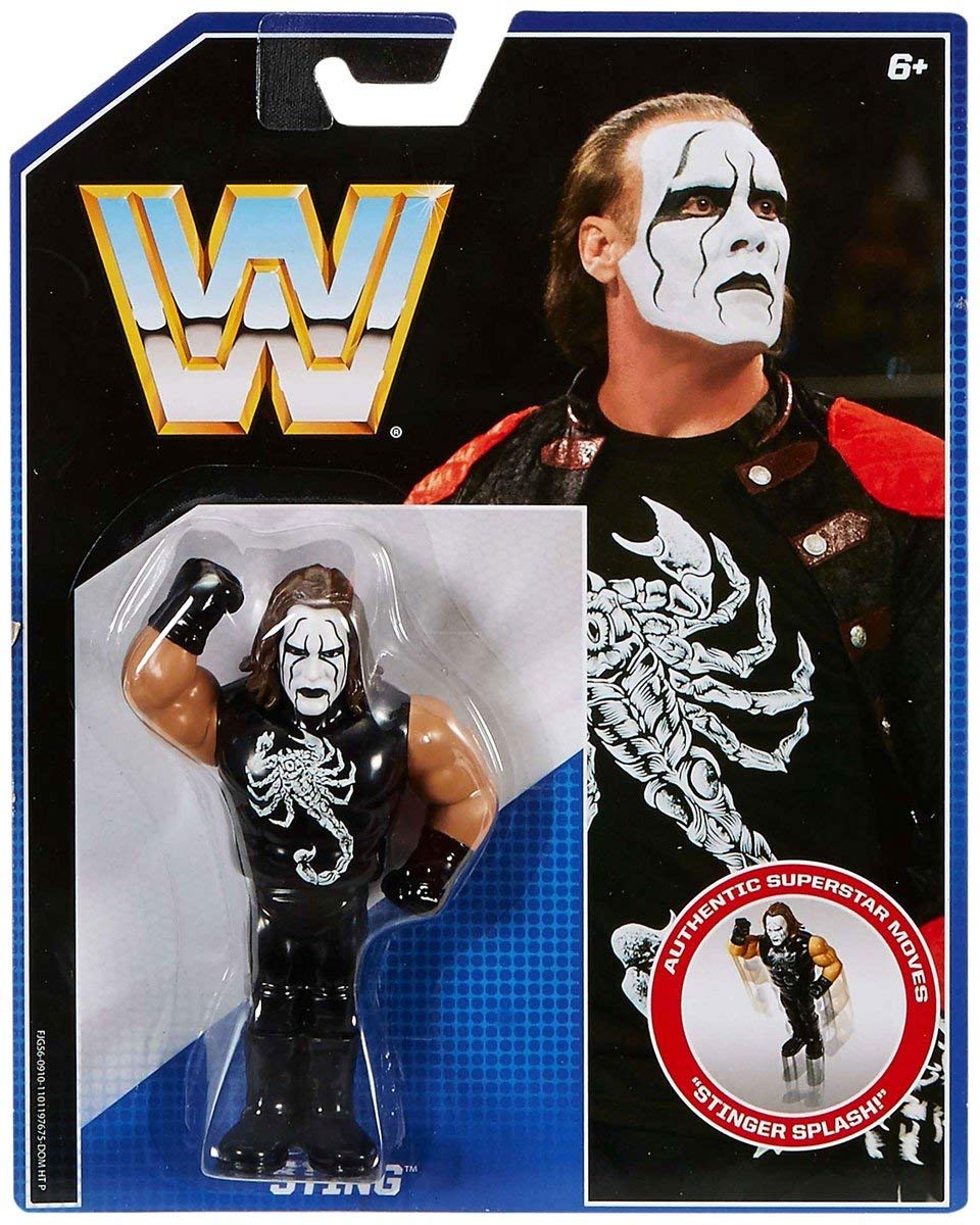 Sting - Mattel WWE Retro Toy Wrestling Figure: Amazon.com.au: Kitchen