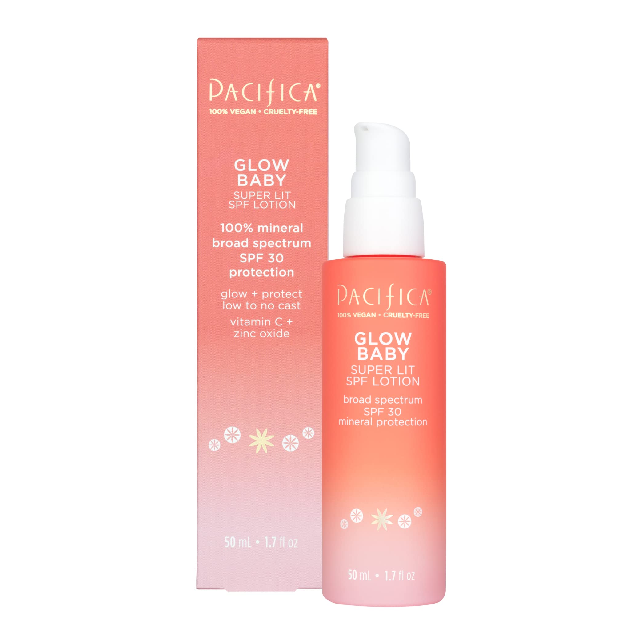 Pacifica Beauty Glow Baby Super Lit SPF 30 Lotion, Skincare, Broad ...