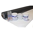 Amazon.com: TPO RV Rubber Roof Kit 45 mil | 9'6" Wide x 10'-40' Long RV (Camper) Roof Repair (40 ...