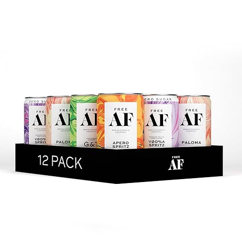 Free AF Variety Pack | Non Alcoholic Sparkling Cocktail | Gluten Free ...