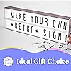 My Cinema Lightbox The Vintage Edition LED Marquee Light Box with 140 ...