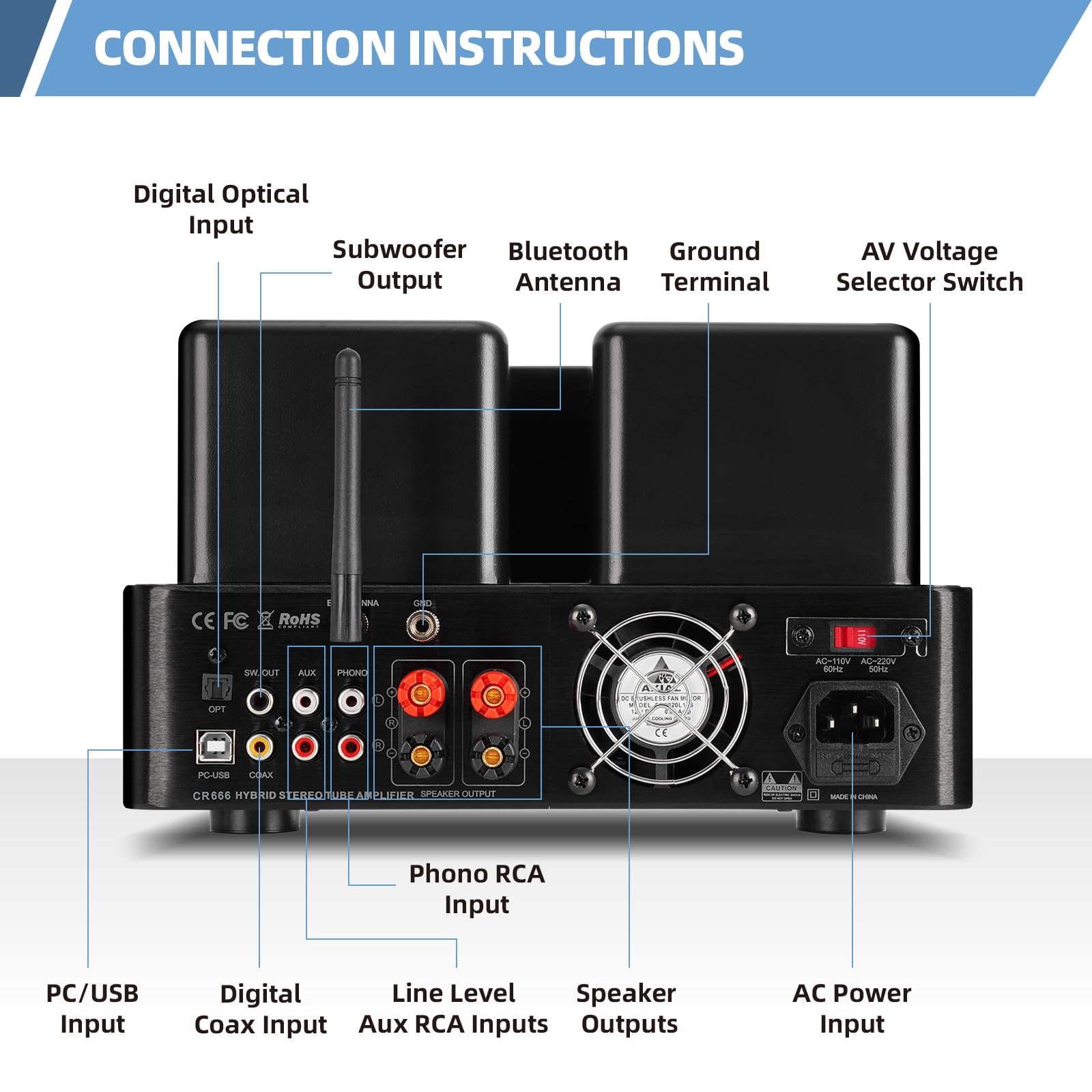 Mua Tube Amplifier, Tube Amplifier Home Audio, Stereo Vacuum Tube ...