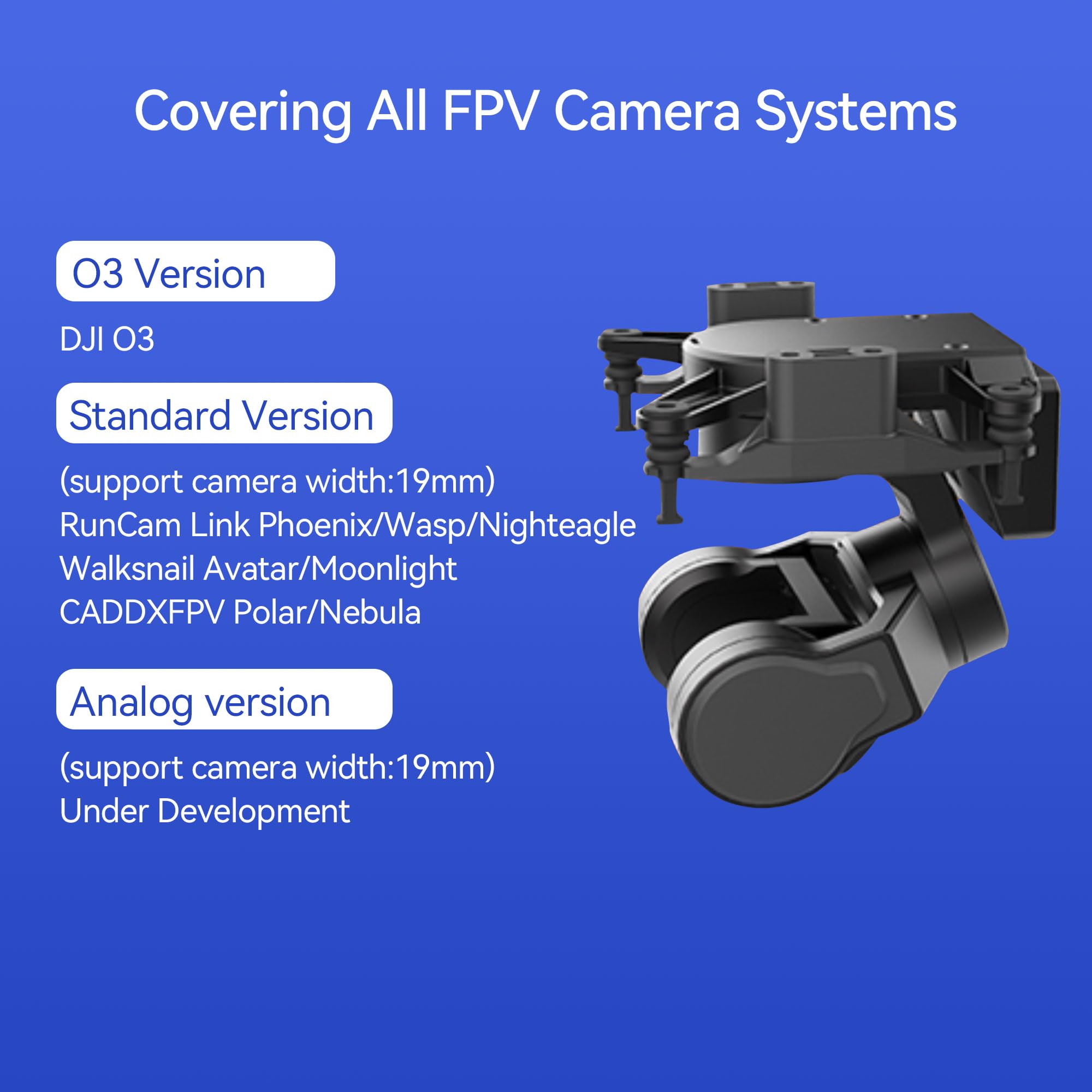 C-20T 3-Axis FPV Camera Gimbal,Pan Tilt Mount,FPV Head Tracking With ...